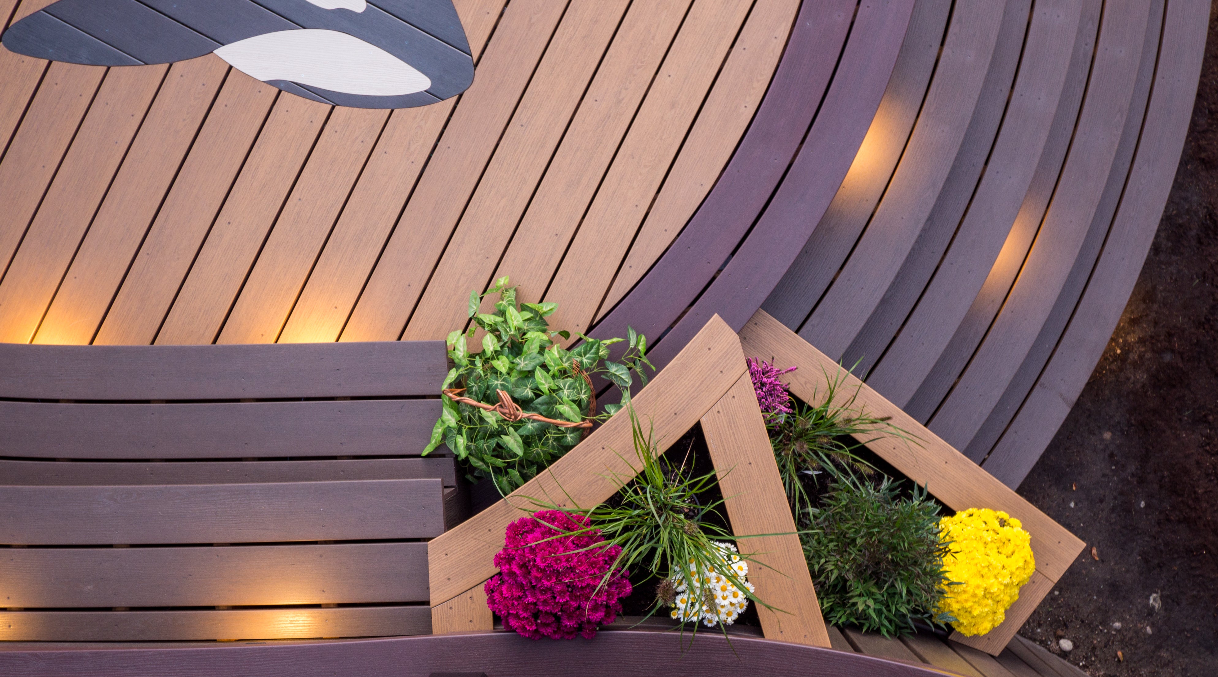 PVC Composite Decking - Walnut| Composite Deck Direct