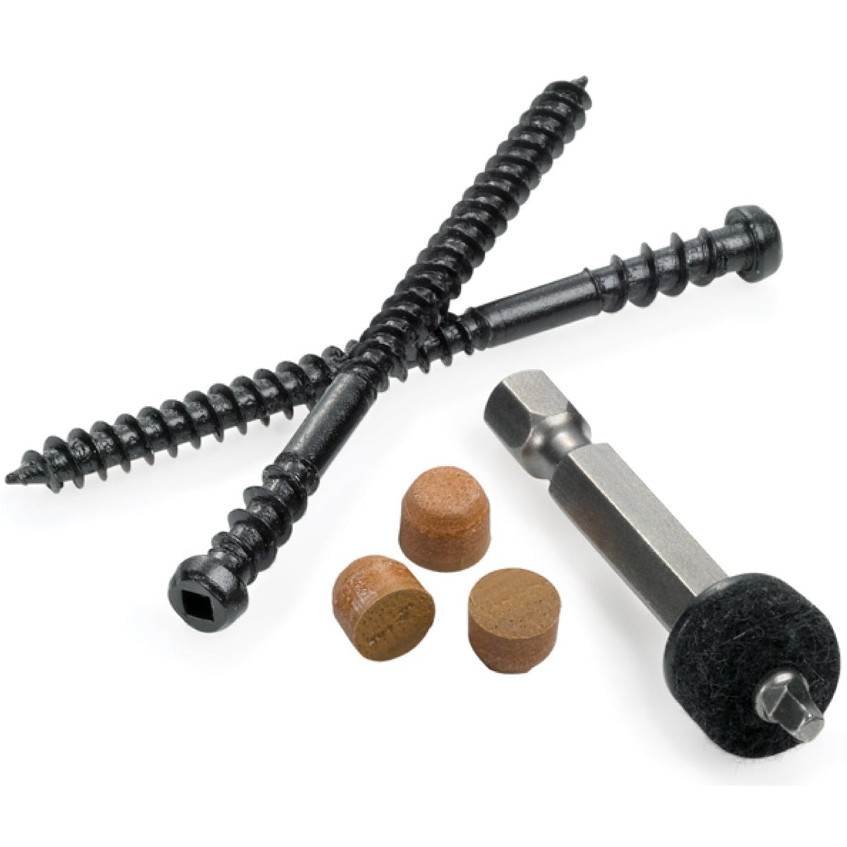 Cortex™ (Carbon Epoxy Steel) Plugs and Screws for Clubhouse Deck board ...