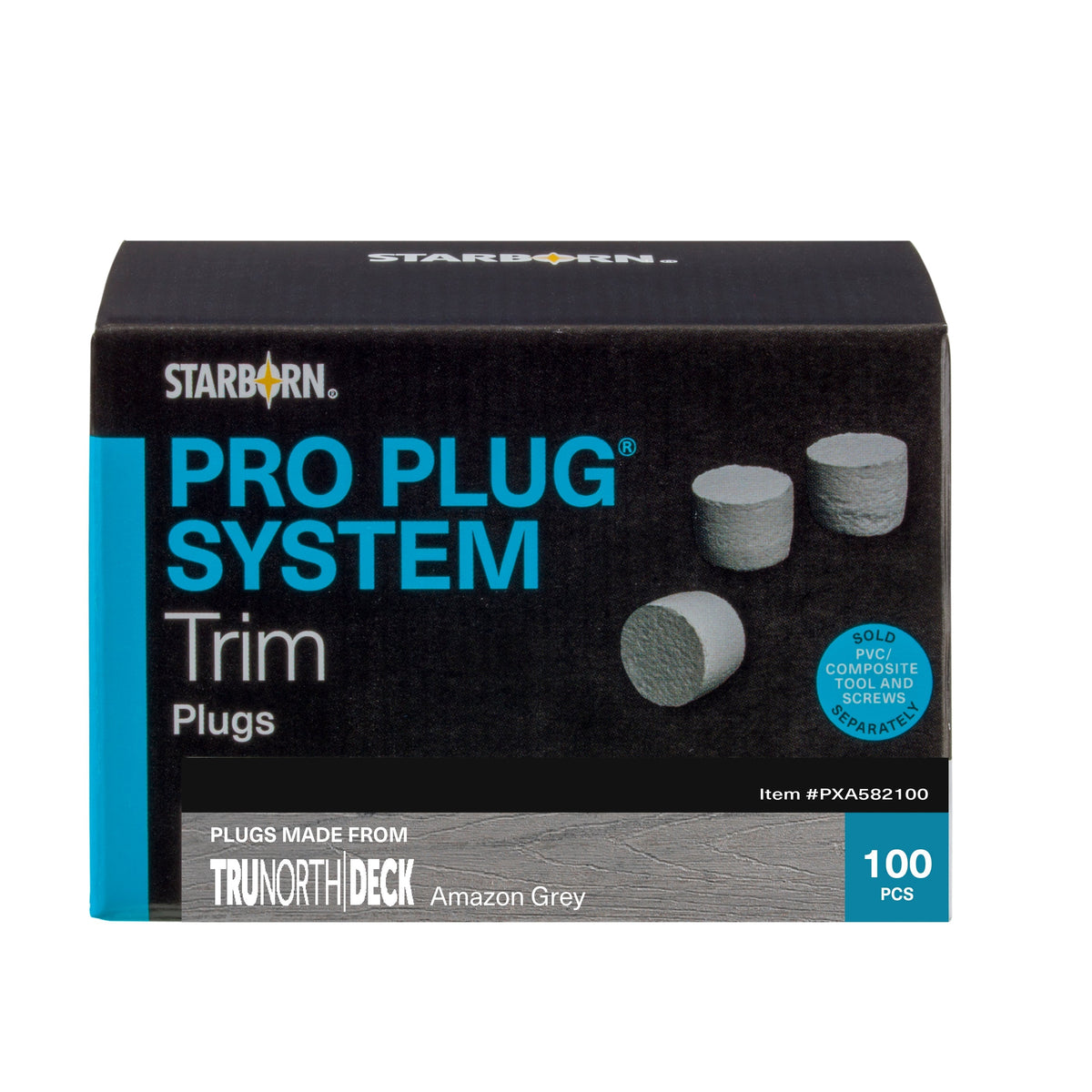 Deck Plugs for TruNorth® boards - 100 pc - US West – Composite Deck Direct