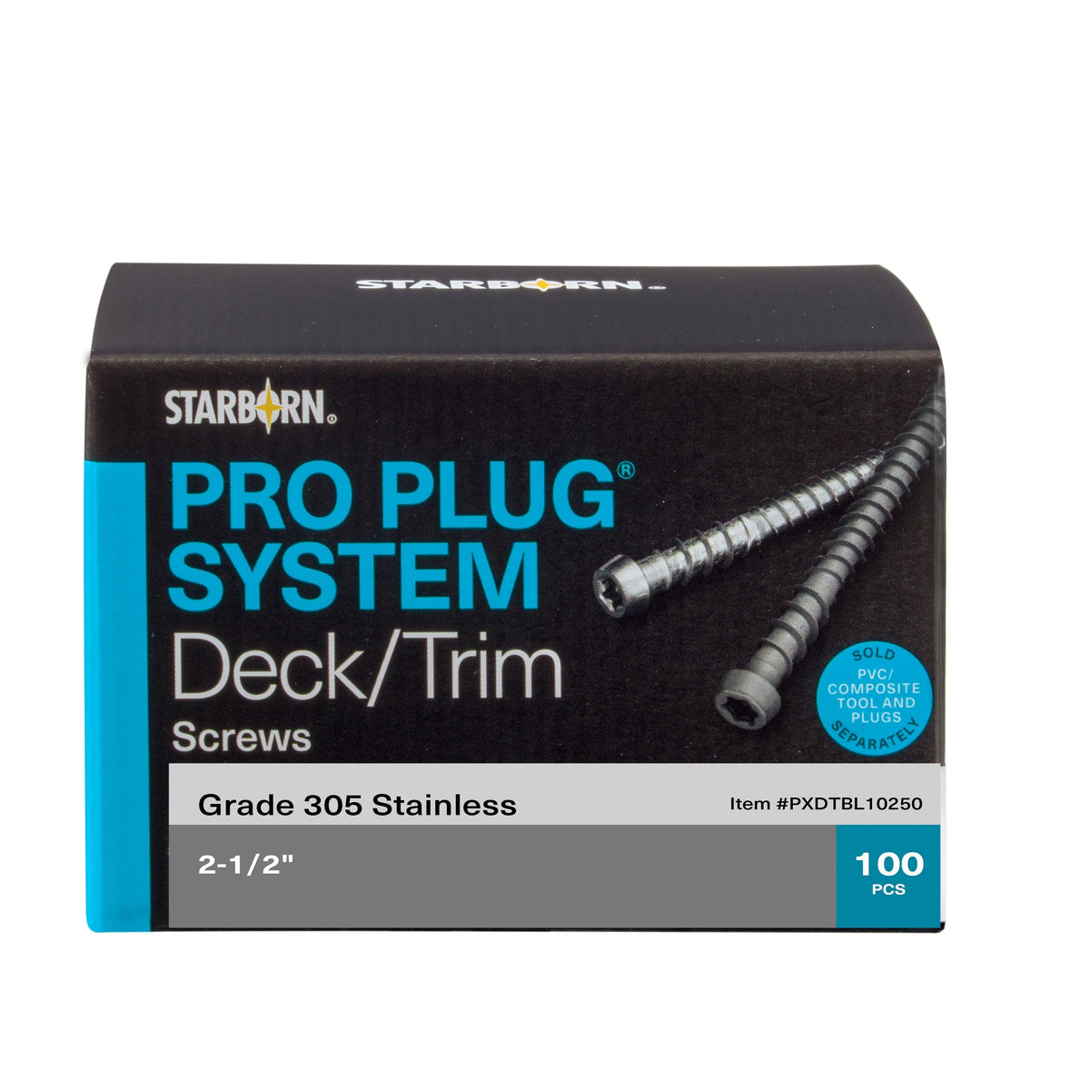 Stainless Steel Screws (For TruEcono/TruNorth Composite Deck Boards)